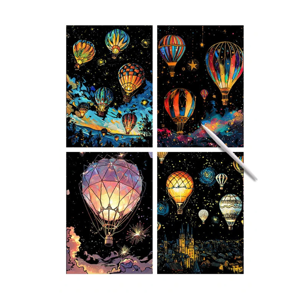 Glow in the Dark Scratch Kits – Paint by Scratch