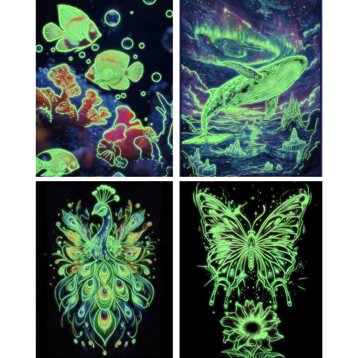 Glow in the Dark Kits (New) – Paint by Scratch